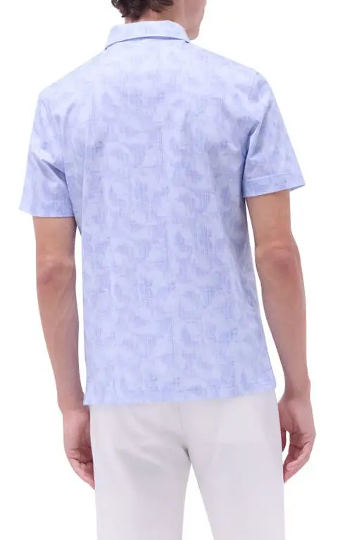 Bugatchi Victor Ooohcotton® Abstract Print Polo