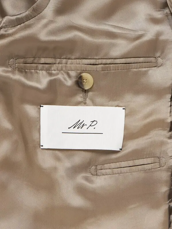 Mr P. Striped Linen Suit Jacket