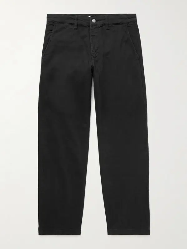 Nn07 Aden 1923 Straight-leg Chinos - Black