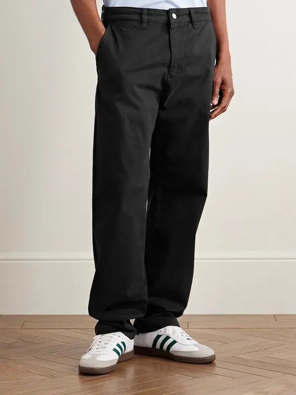 Nn07 Aden 1923 Straight-leg Chinos - Black
