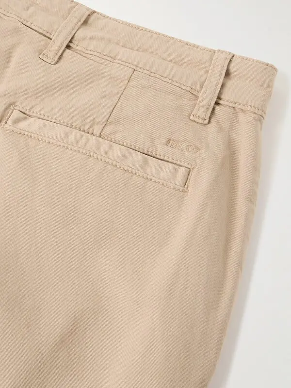 Nn07 Aden 1923 Straight-leg Organic Cotton-blend Twill Chinos - Neutrals