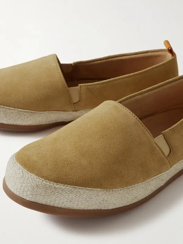 Mulo Suede Espadrilles - Neutrals