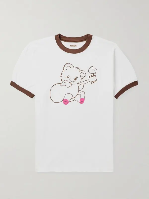 Kapital Printed Cotton-jersey T-shirt