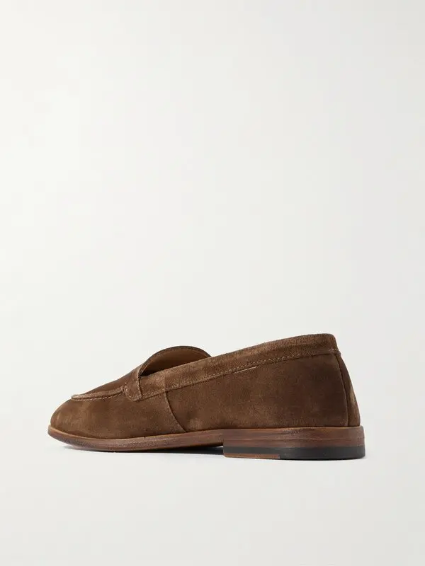 DRAKE'S Henri Summer Suede Loafers