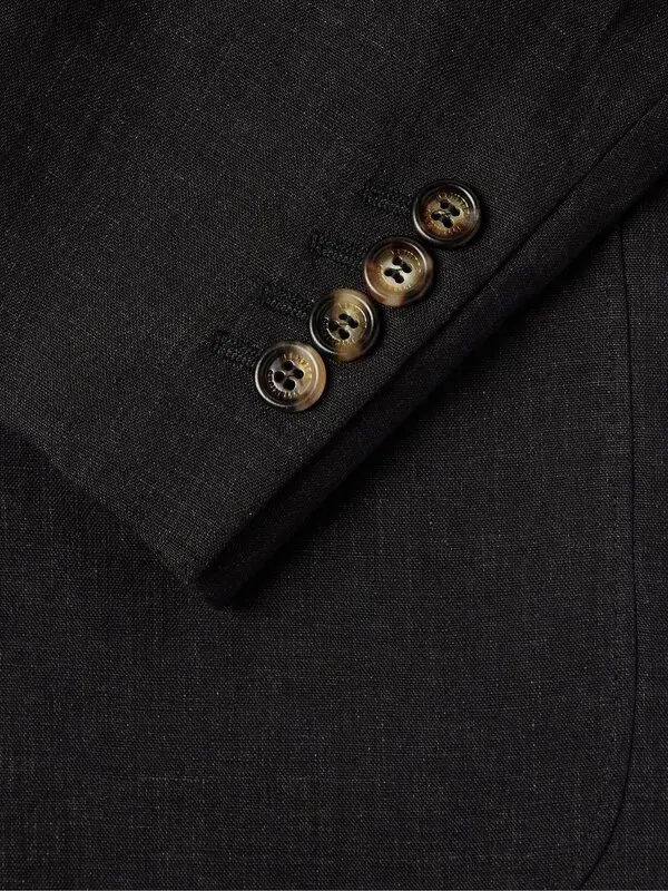 Brunello Cucinelli Double-breasted Linen Suit Jacket