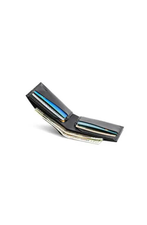 EZRA ARTHUR No. 6 Classic Bifold Wallet - Black