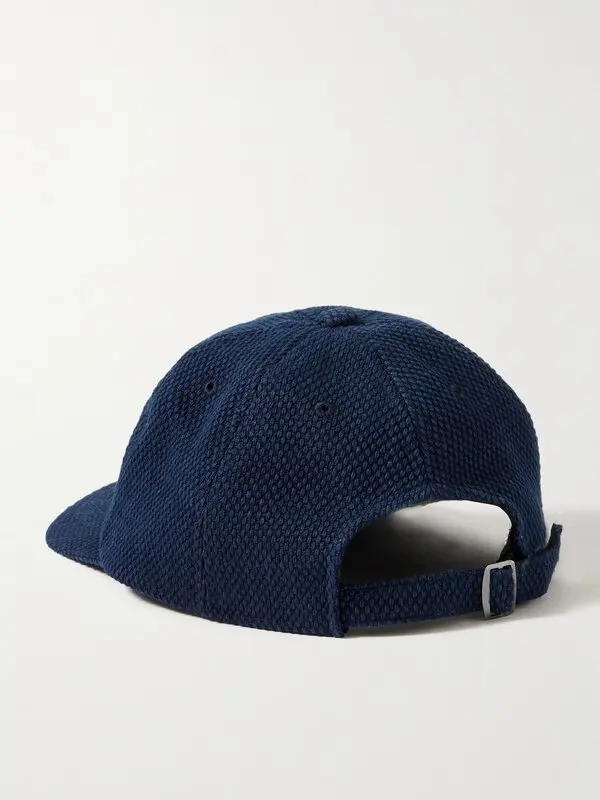 Blue Blue Japan Sashiko Baseball Cap - Blue