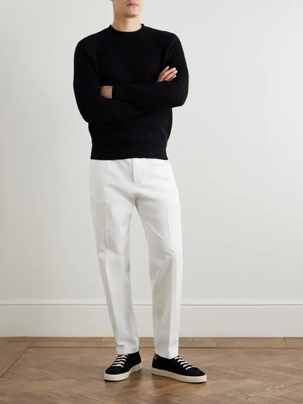 Brunello Cucinelli Ribbed Cotton Sweater