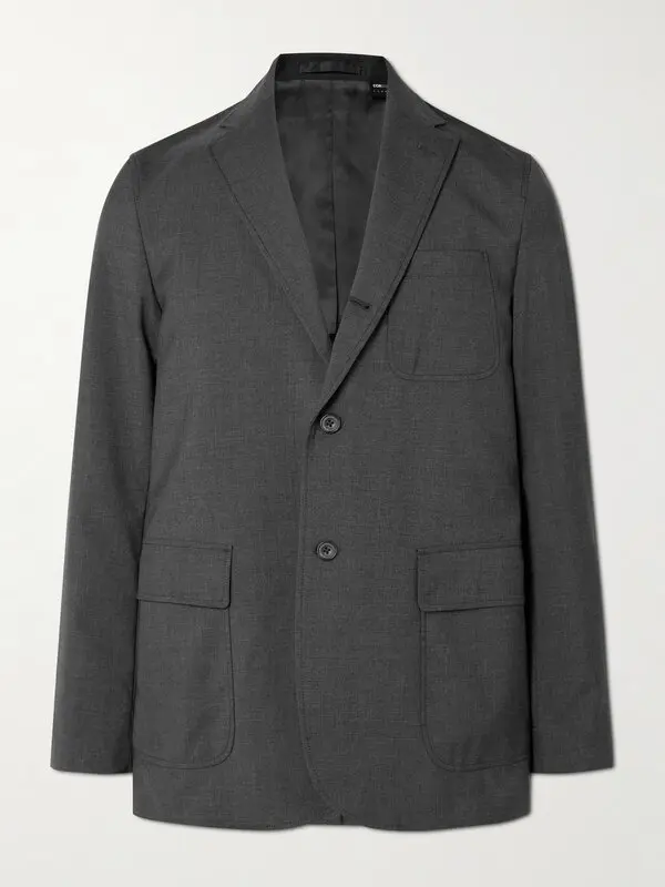 BEAMS Unstructured Woven Blazer