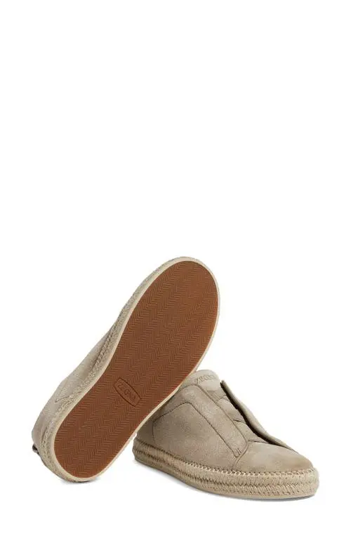 Zegna Triple Stitch™ Espadrille Slip-on Sneaker - Beige