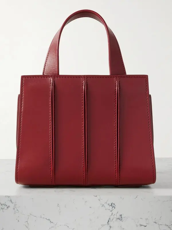 Max Mara Whitney Bag 3 Micro Pleated Leather Tote