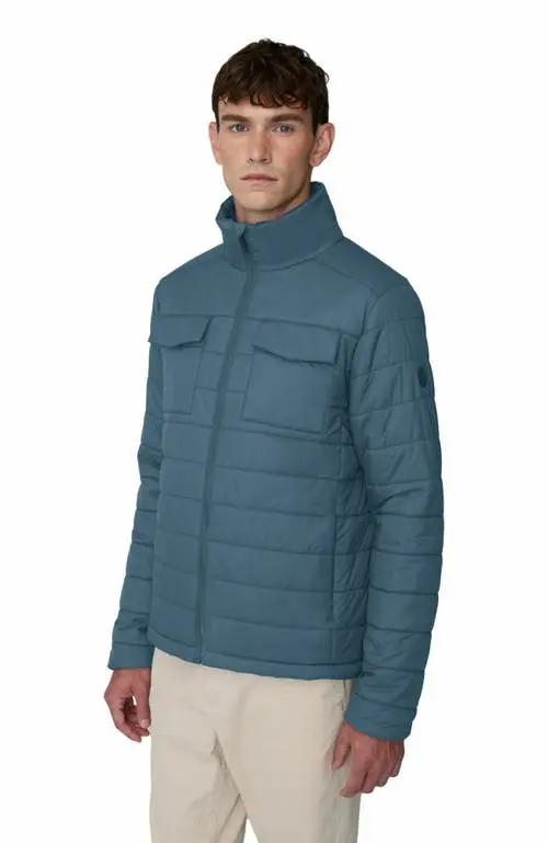QUARTZ CO. Neal 2.0 Lightweight Insulated Shirt Jacket - Ice Blue