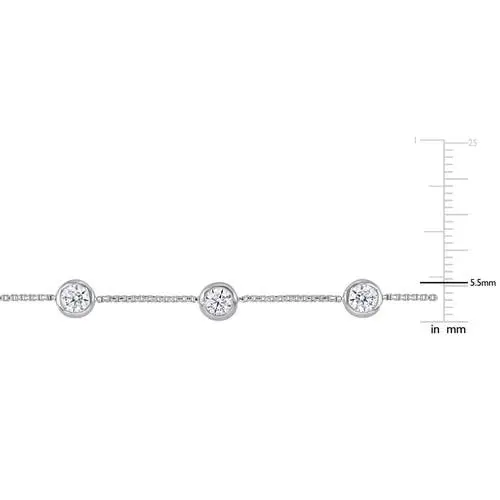 JULIANNA B. Moissanite Station Bolo Bracelet