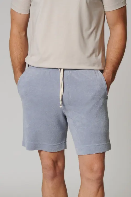 LEISURE LAB Towel Relaxed Short - Sky