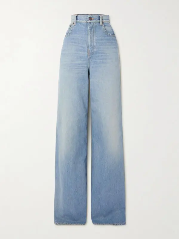 Chloé High-rise Wide-leg Jeans - Blue