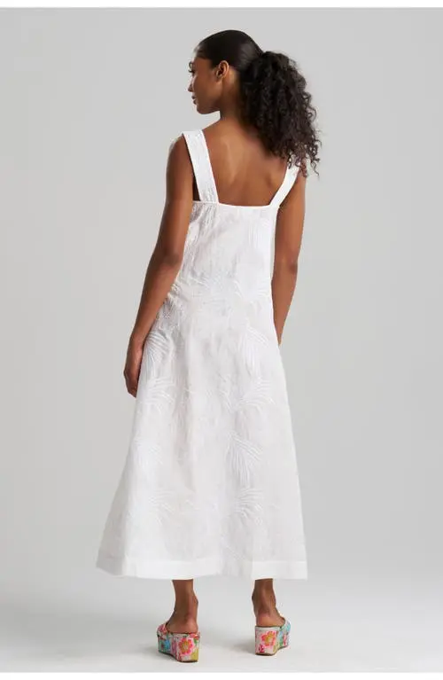 Natori Palm Maxi Cover-up Dress