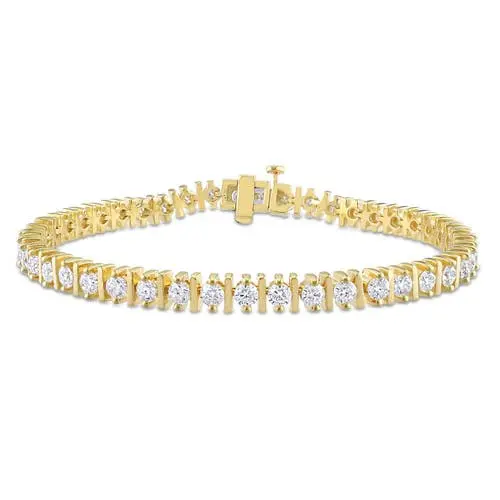 JULIANNA B. Tennis Bracelet - Yellow-plated