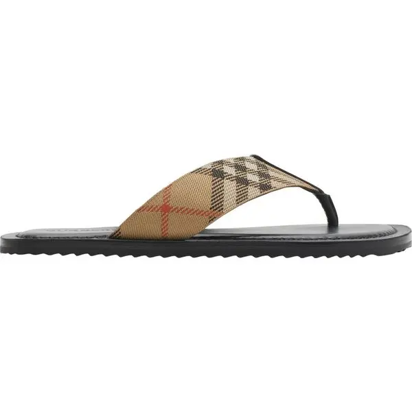 Burberry Check Pavilion Sandals - Sand