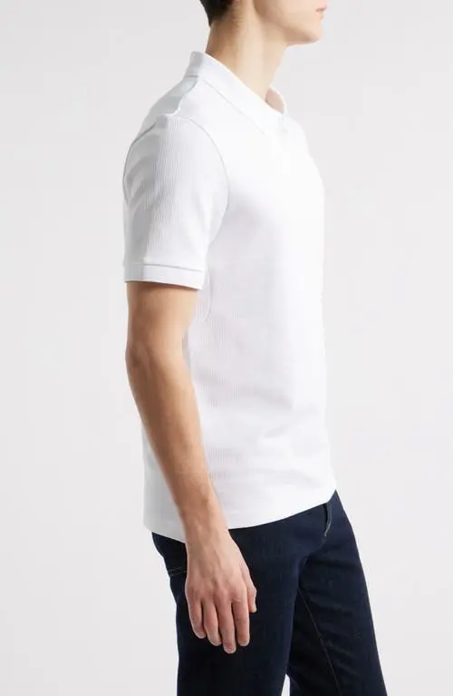 BOSS Paras Quarter Zip Cotton Polo