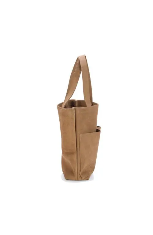 EZRA ARTHUR Brooklyn Nubuck Suede Leather Tote Bag