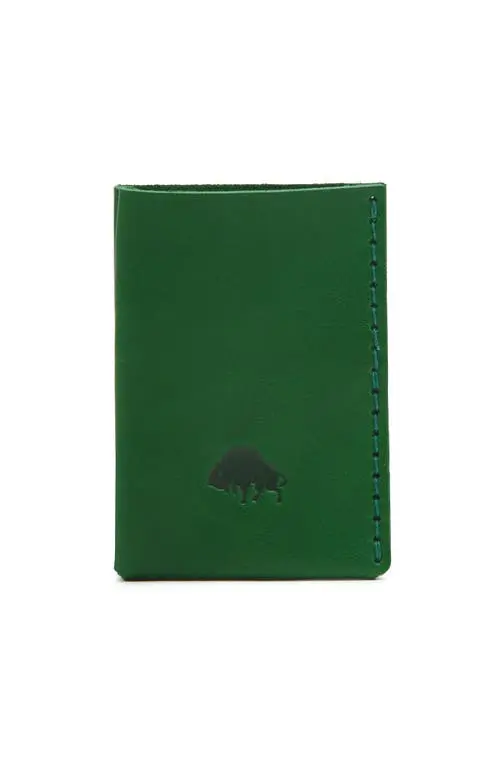 EZRA ARTHUR Minimalist Card Holder Wallet - Green
