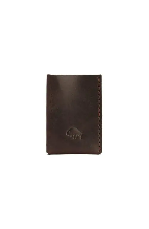EZRA ARTHUR Minimalist Card Holder Wallet - Malbec
