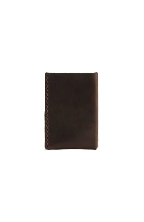 EZRA ARTHUR Minimalist Card Holder Wallet - Malbec