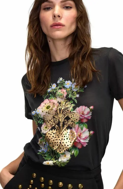 Cynthia Rowley Heart Of Gold Tee