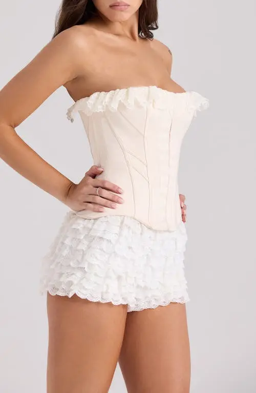 House Of Cb Idella Strapless Corset Top