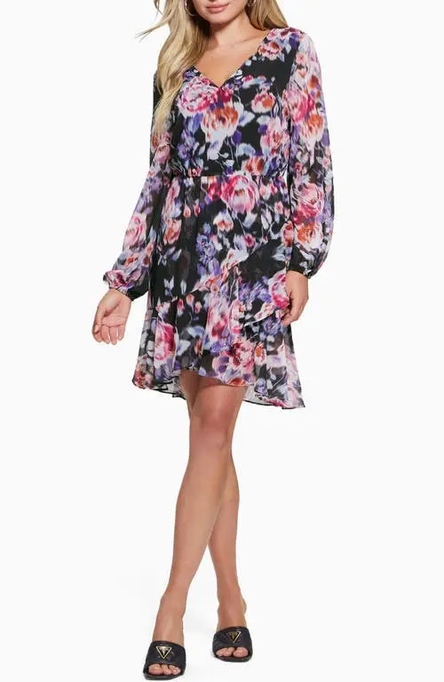 formal dress plus size long sleeve Shop Plus Size Chiffon Puff Sleeve Empire Waist Mother Dress