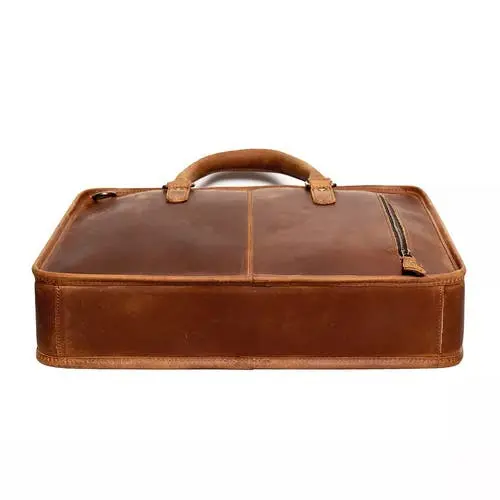 STEEL HORSE LEATHER Hemming Leather Laptop Bag