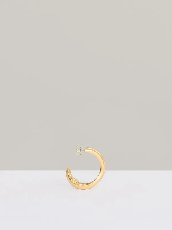 REISS Flavia Fluid Hoop Earrings