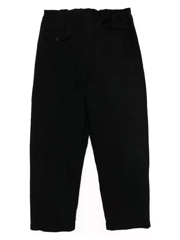BLACK COMME DES GARÇONS Garment Treated Trousers