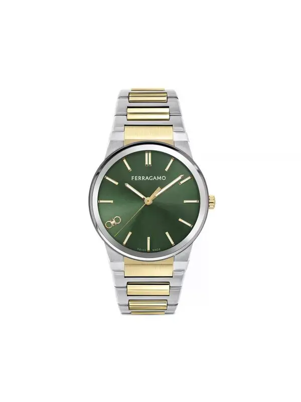 FERRAGAMO Sapphire 41mm Bracelet Watch - Green