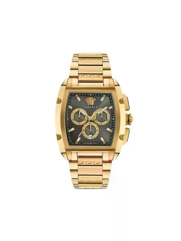 Versace Dominus 42mm Chronograph Watch - Gold