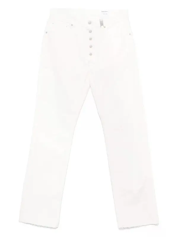 Alexander McQueen Raw-cut Jeans - White