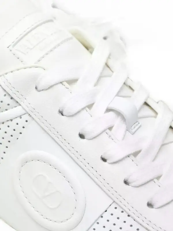 Valentino Garavani Upvillage Low-top Sneakers In Perforated Nappa Leather