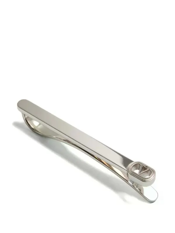Valentino Garavani Vlogo Tie Clip - Silver