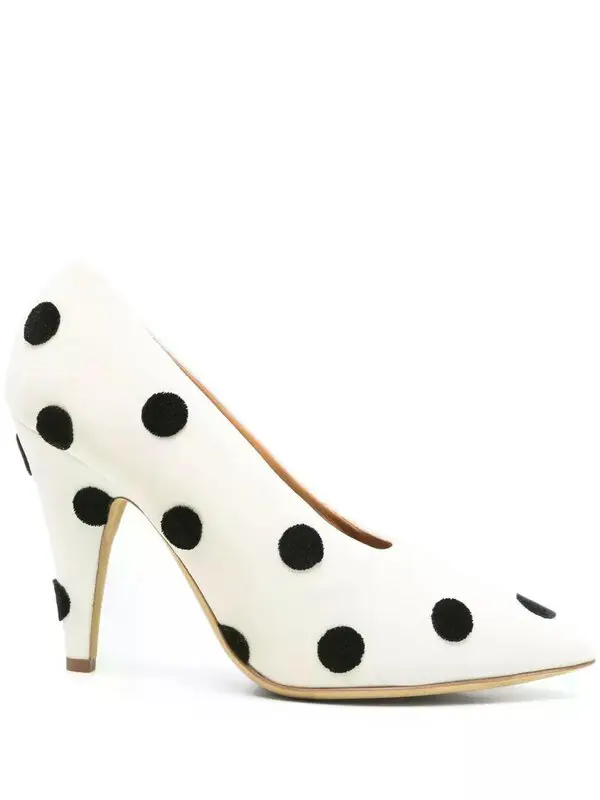 Moschino 100mm Polka-dot Pumps