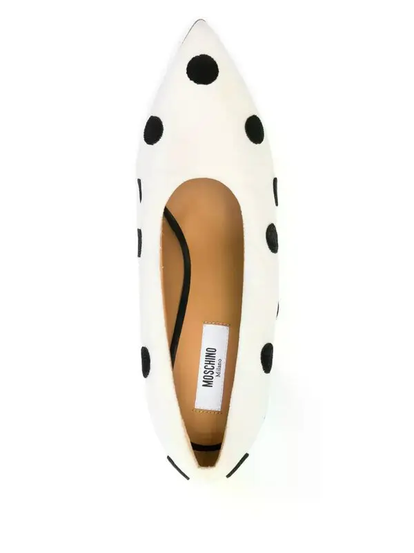 Moschino 100mm Polka-dot Pumps
