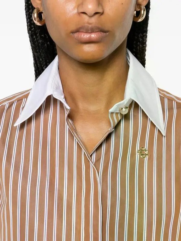 Casablanca Cotton Striped Shirt