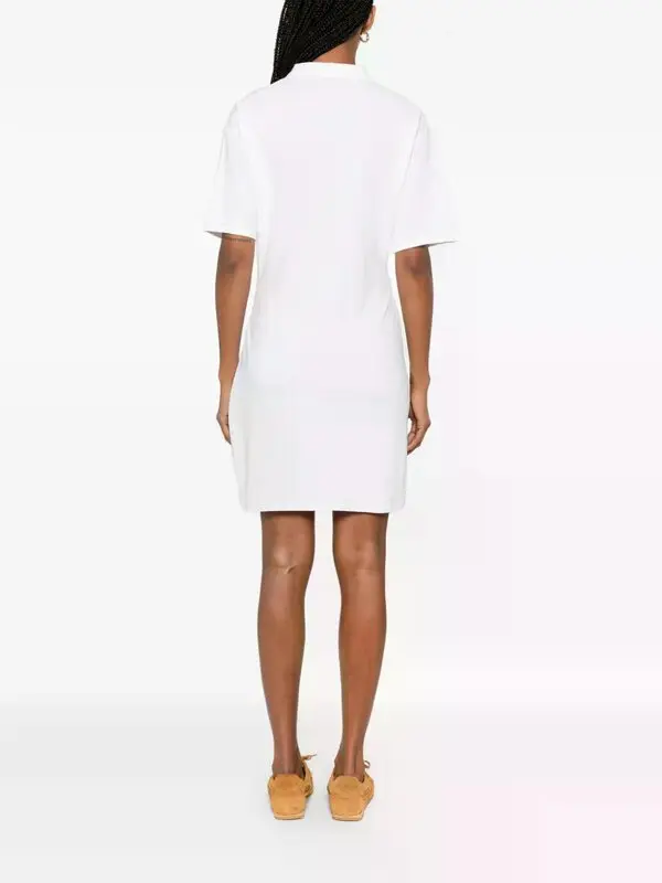 Polo Ralph Lauren Draped-panel Mini Dress - White