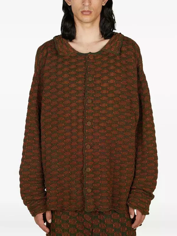ISA BOULDER Patterned Cardigan