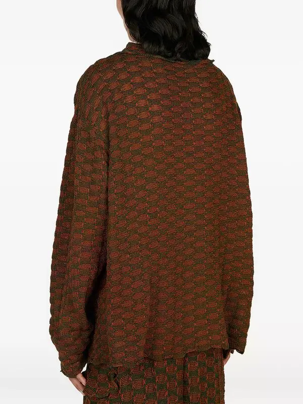 ISA BOULDER Patterned Cardigan
