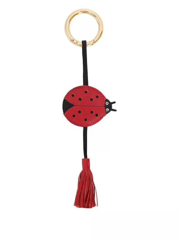 STUDIO CHOFAKIAN Ladybug-charm Keyring - Red