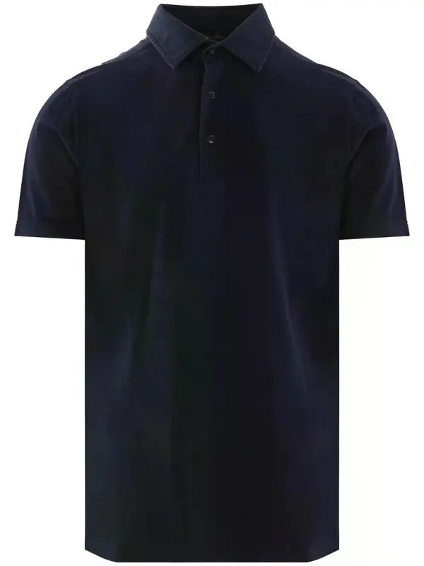 Loro Piana Cotton Polo Shirt - Blue