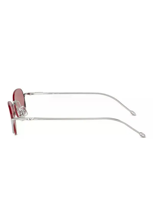 DIESEL® Oval Rimless Sunglasses - Silver