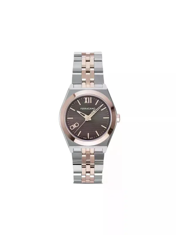 FERRAGAMO Vega 28mm Watch - Brown