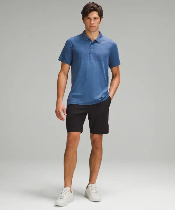 Lululemon Metal Vent Tech Polo Shirt - Night Sea/soft Denim