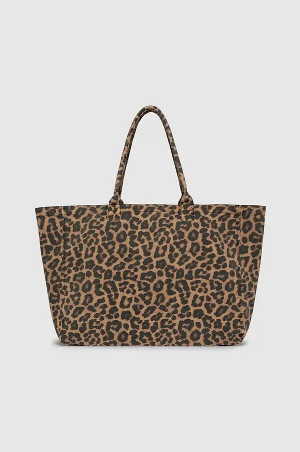 ANINE BING Leo Canvas Tote - Black